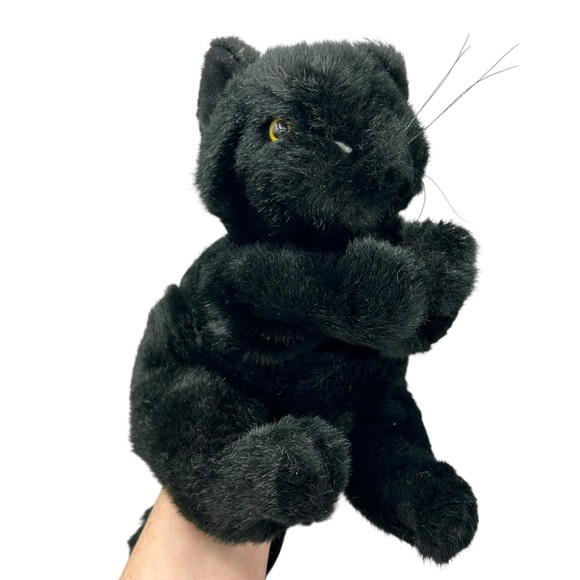 Folkmanis Puppets | Toys | Folkmanis Furry Folk Kitty Cat Black Hand ...